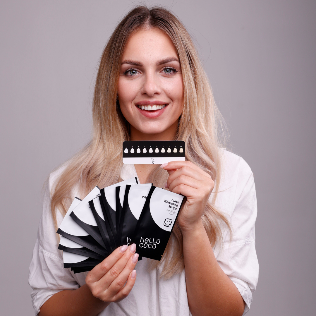 Trake za izbjeljivanje zuba od hello coco Bezbolan i učinkovit suputnik na putovanju - hello coco